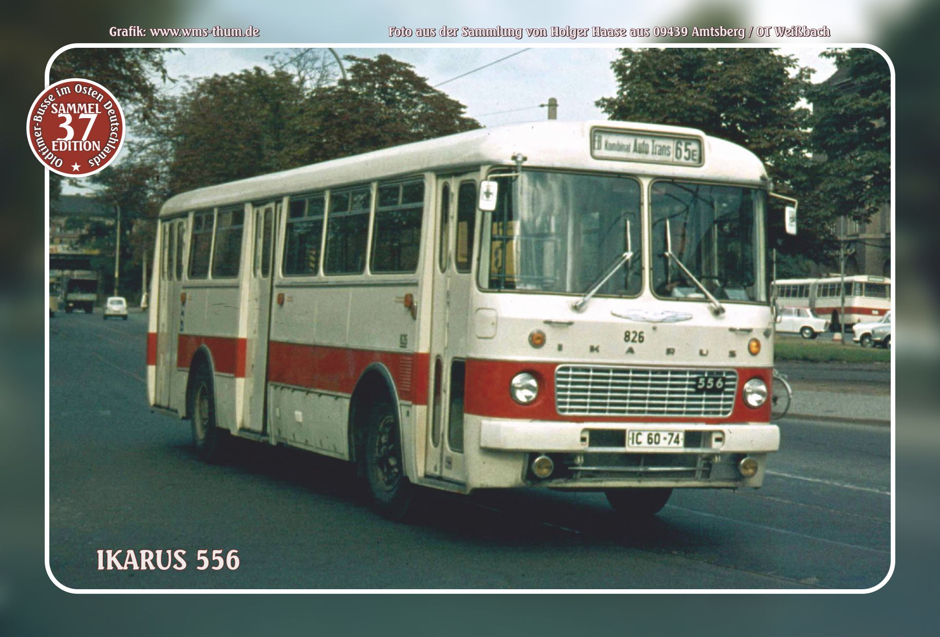 Blechschild Bus Nr. 37 "Ikarus 556" | Sammeledition Oldtimer-Busse ...